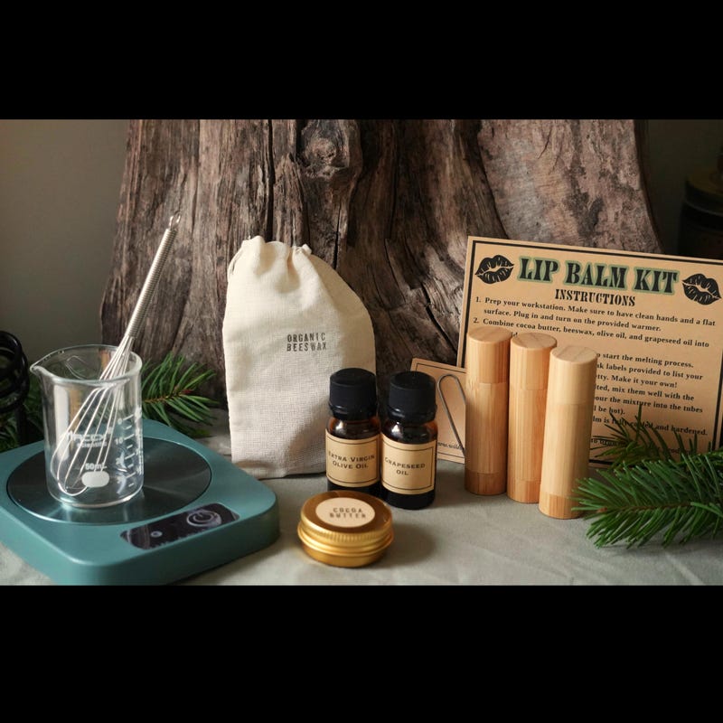 Diy Lip Balm Kit - Etsy