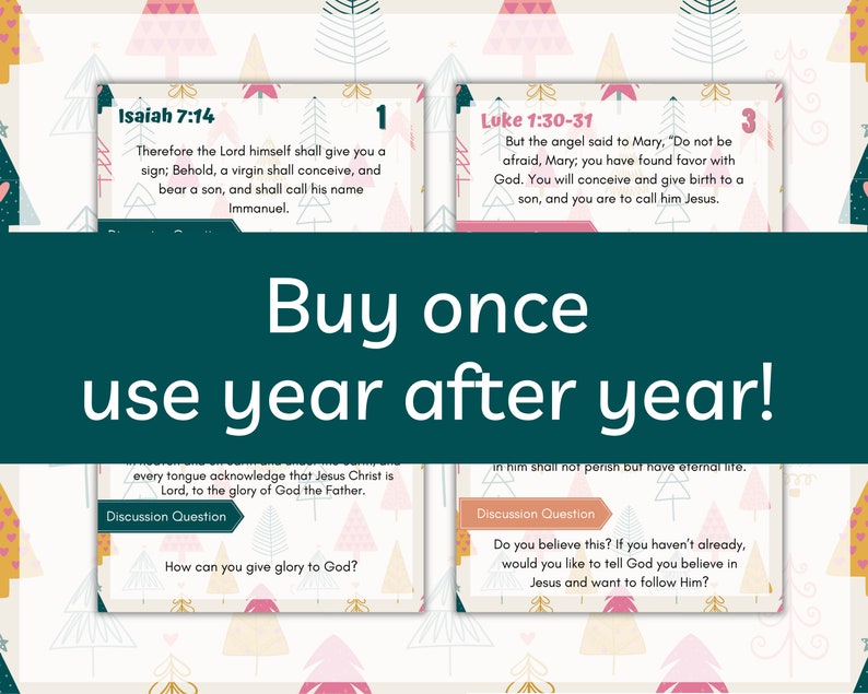 Printable Advent Scripture Bible Devotions for Kids + Questions, NIV ...