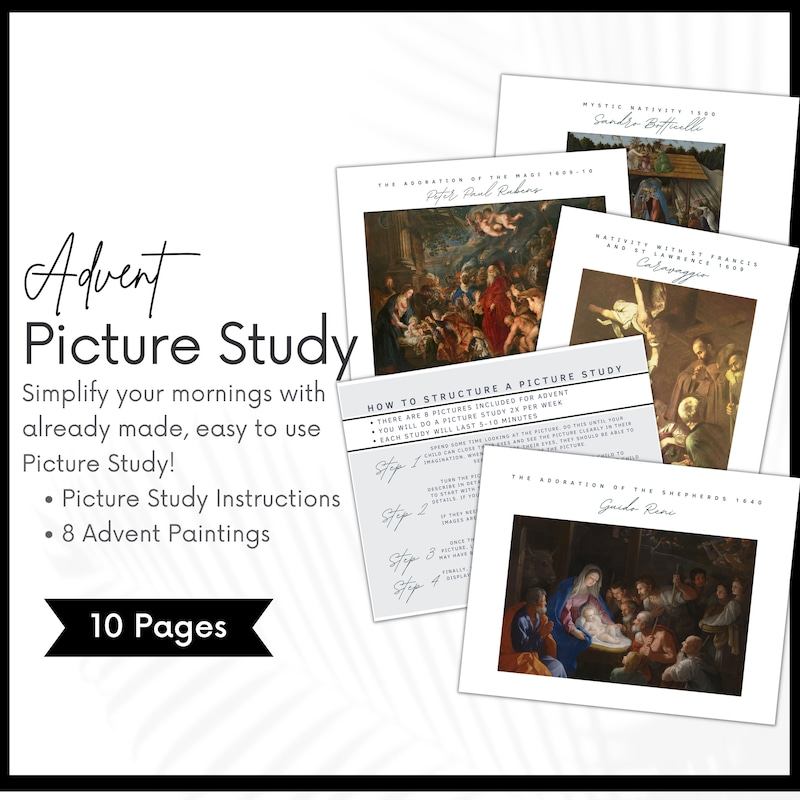 Printable Artists Study - Etsy
