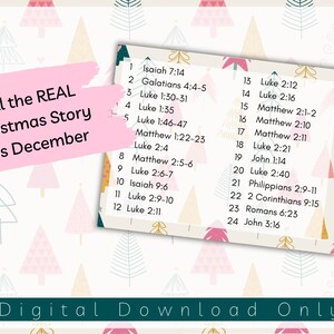 Printable Advent Scripture Bible Devotions for Kids + Questions, NIV ...