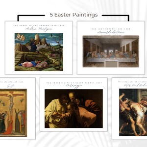 Charlotte Mason Easter Lent Picture Artist Study, Homeschool Morning ...