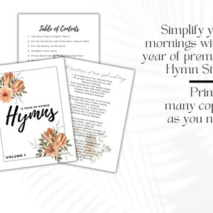 A Year of Hymn Study, Charlotte Mason Hymn Study, Volume 1, Hymnody ...