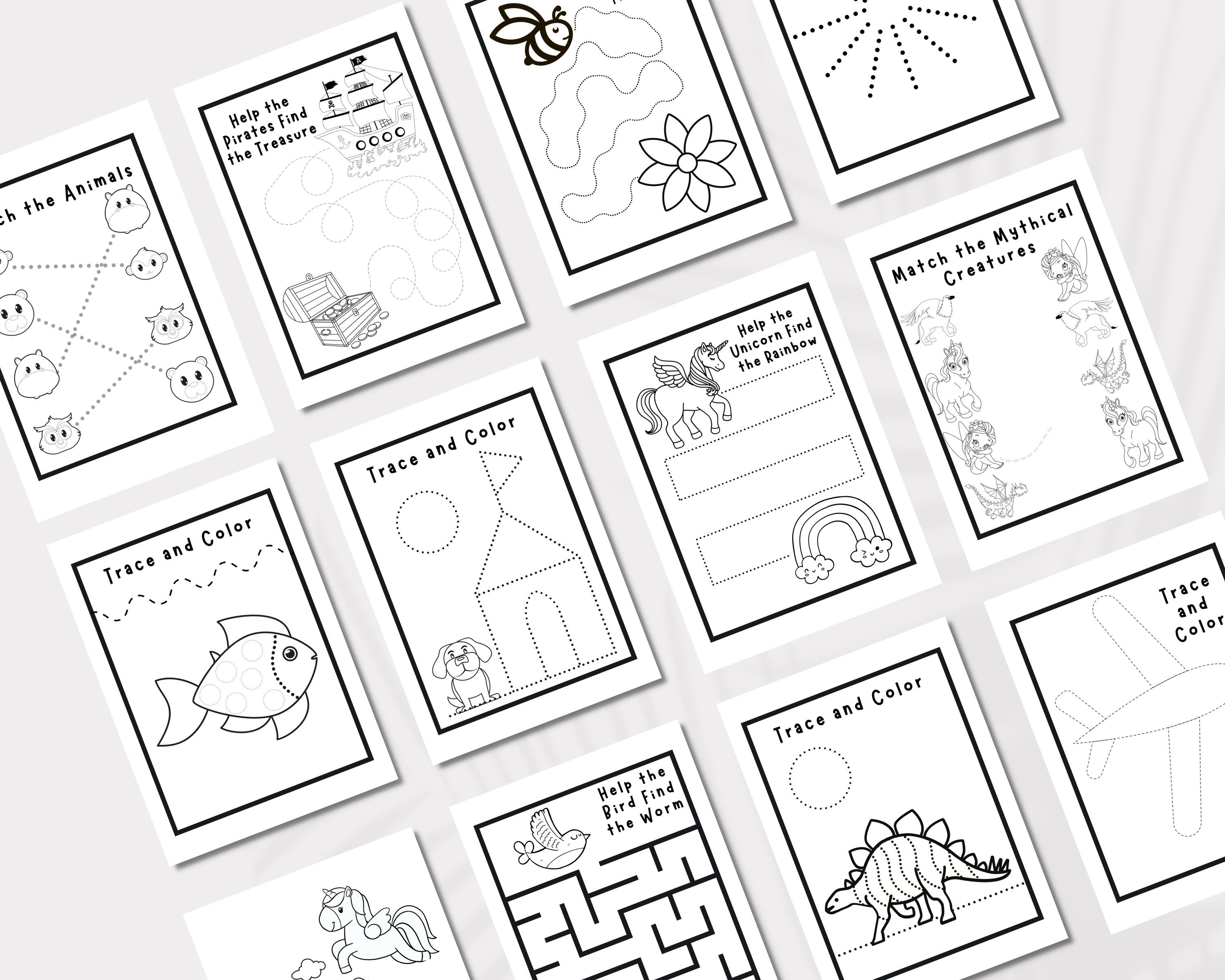 Preschool Learn to Write Workbook Activity Book Prewriting - Etsy