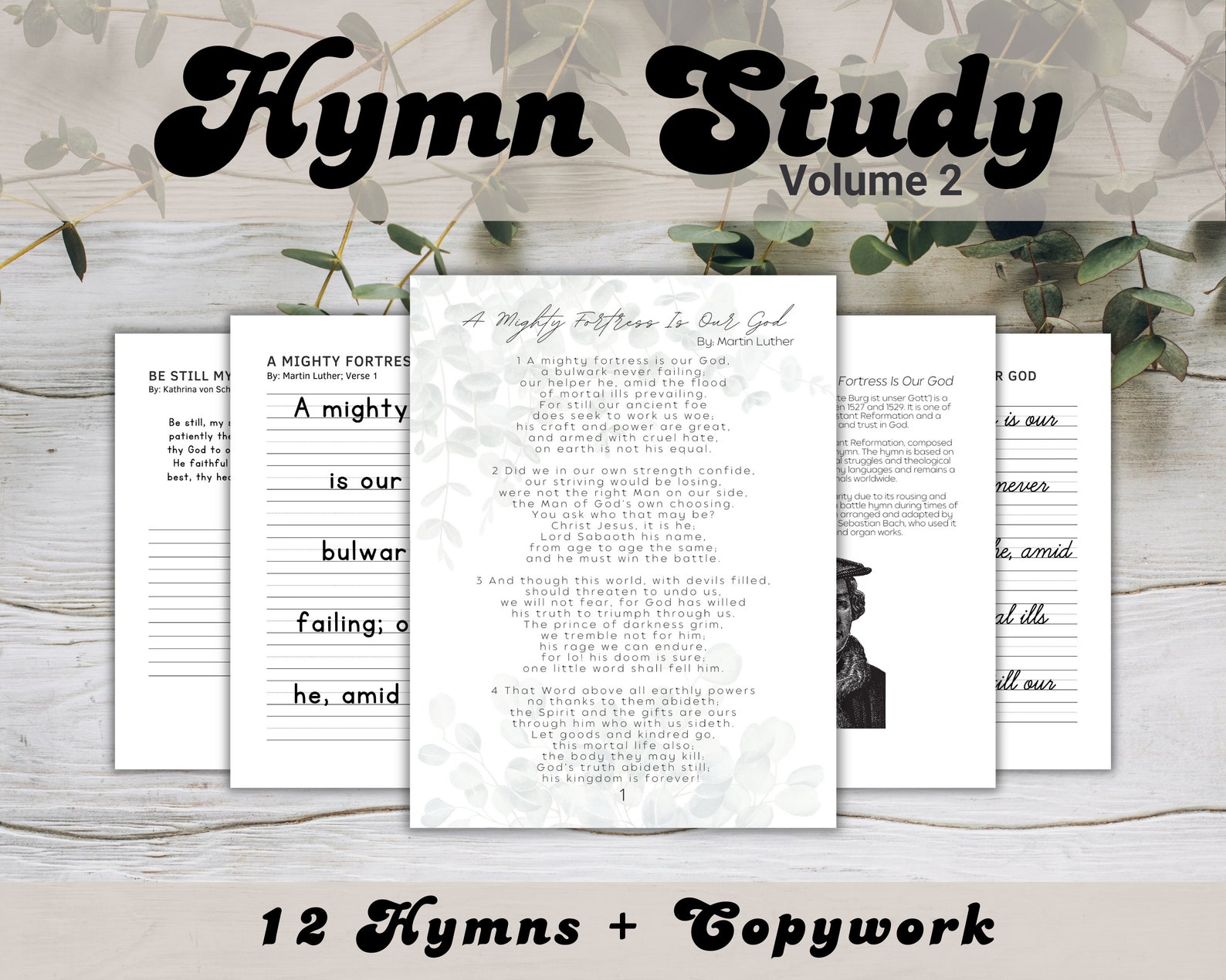 A Year of Hymn Study, Charlotte Mason Hymn Study, Volume 2, Hymnody ...