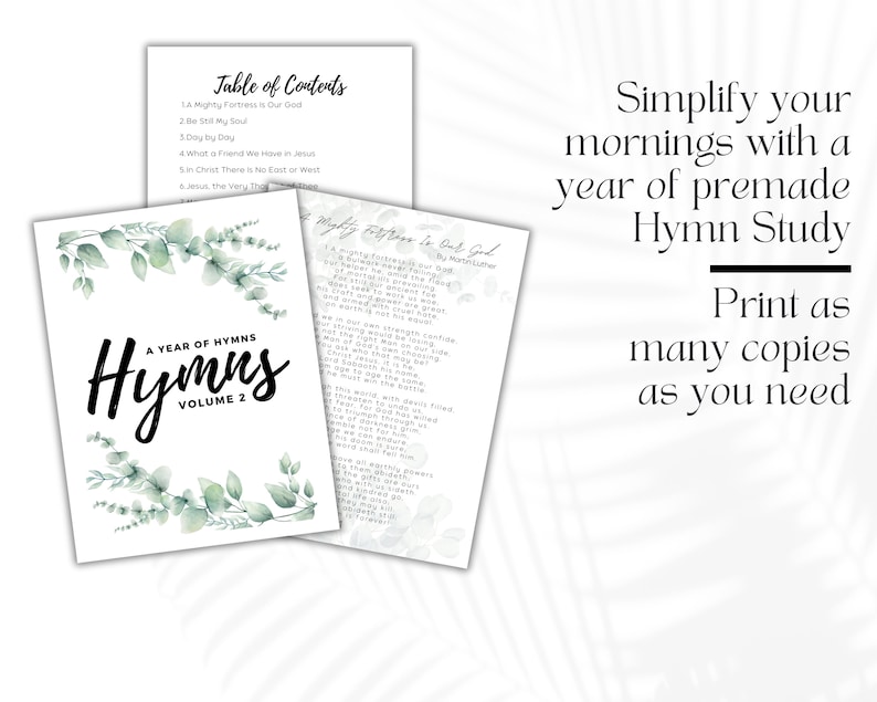 A Year of Hymn Study, Charlotte Mason Hymn Study, Volume 2, Hymnody ...