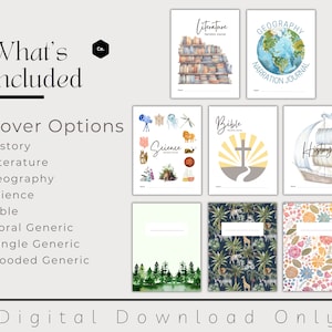 Narration Journal Notebook, Charlotte Mason Printable Homeschool ...