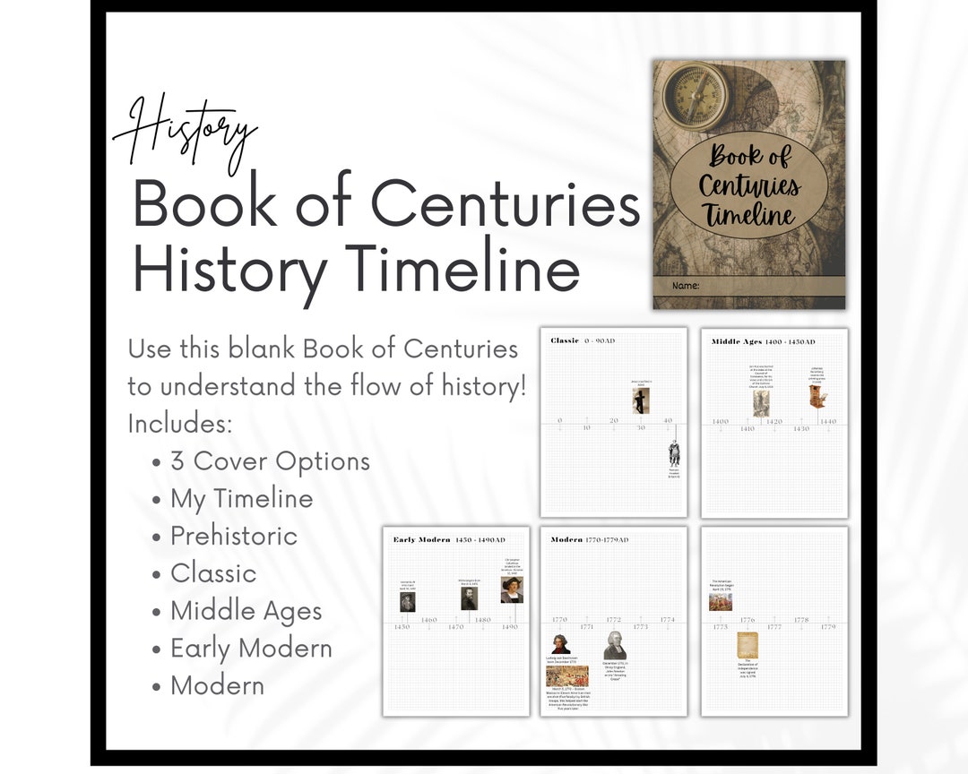 Charlotte Mason Book of Centuries, History Timeline, Ambleside Online ...