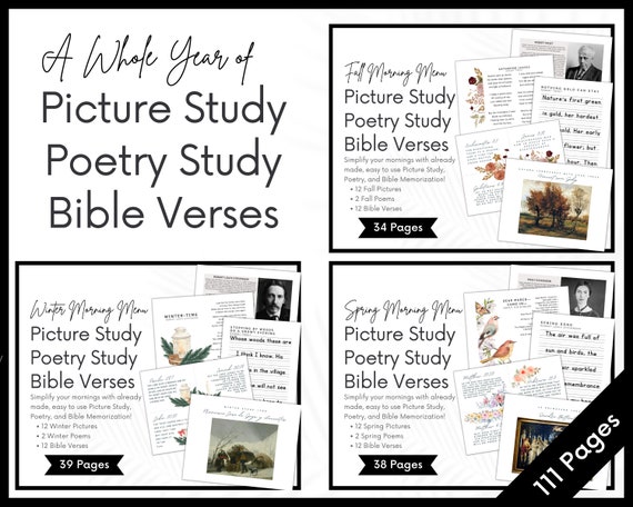 One Year of Charlotte Mason Morning Time Homeschool Morning - Etsy