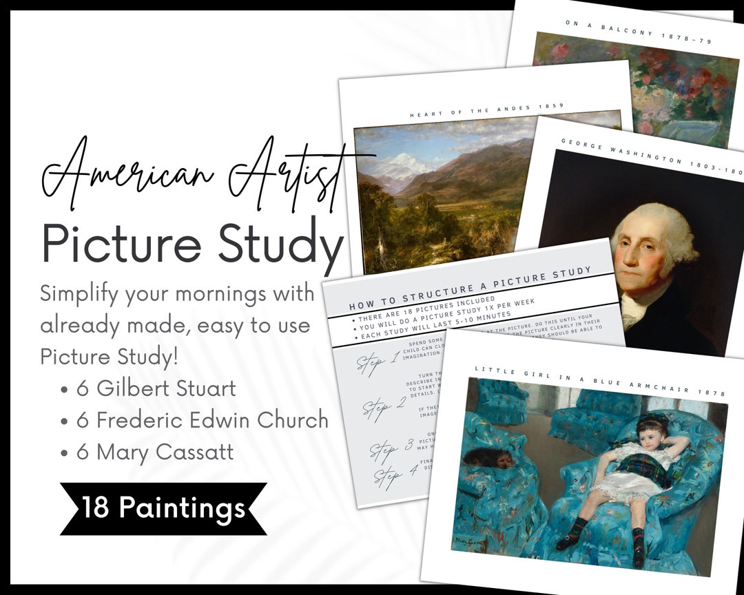 Charlotte Mason American Artist Picture Study Artist Study - Etsy