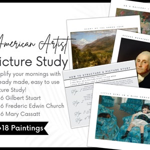Charlotte Mason American Artist Picture Study Artist Study - Etsy