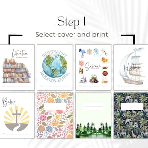 Narration Journal Notebook, Charlotte Mason Printable Homeschool ...