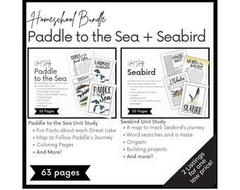 Paddle to the Sea Unit Study, Charlotte Mason Geography Homeschool ...