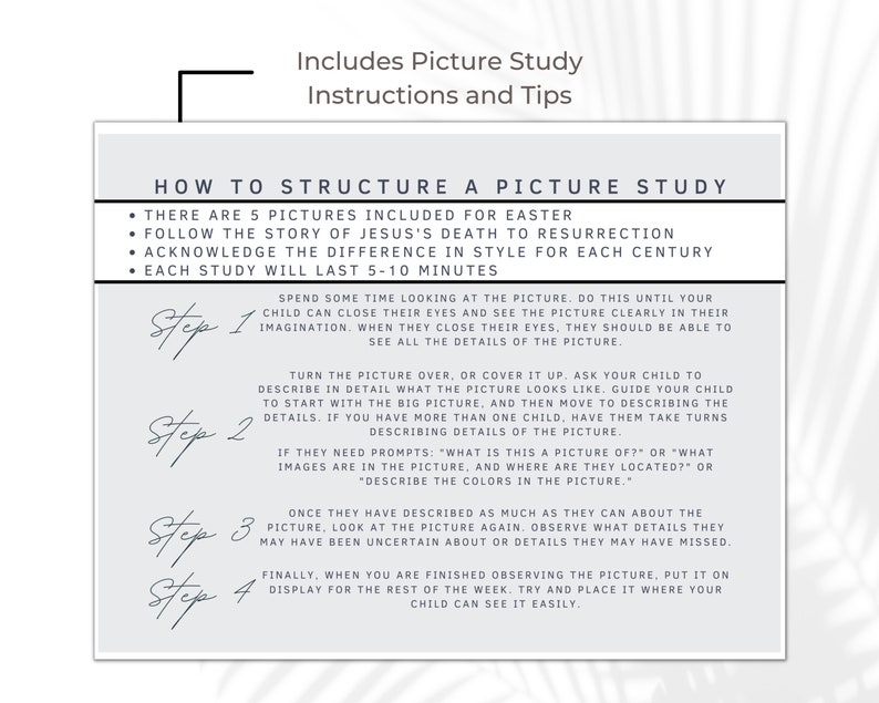 Charlotte Mason Easter Lent Picture Artist Study, Homeschool Morning ...