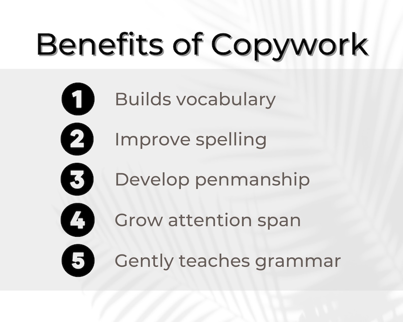 One Year of Print Copywork With 36 Seasonal Poems to Study, Charlotte ...