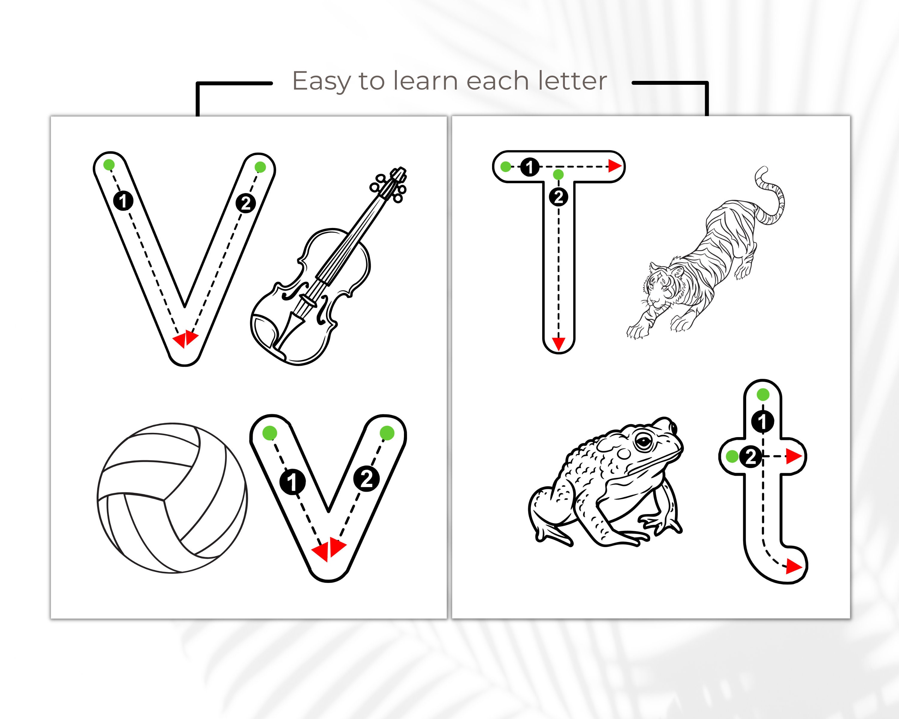 Preschool Prek Handwriting Worksheets Letters Uppercase Lowercase ...