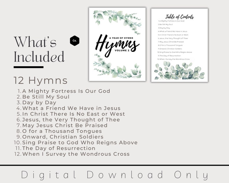 A Year of Hymn Study, Charlotte Mason Hymn Study, Volume 2, Hymnody ...