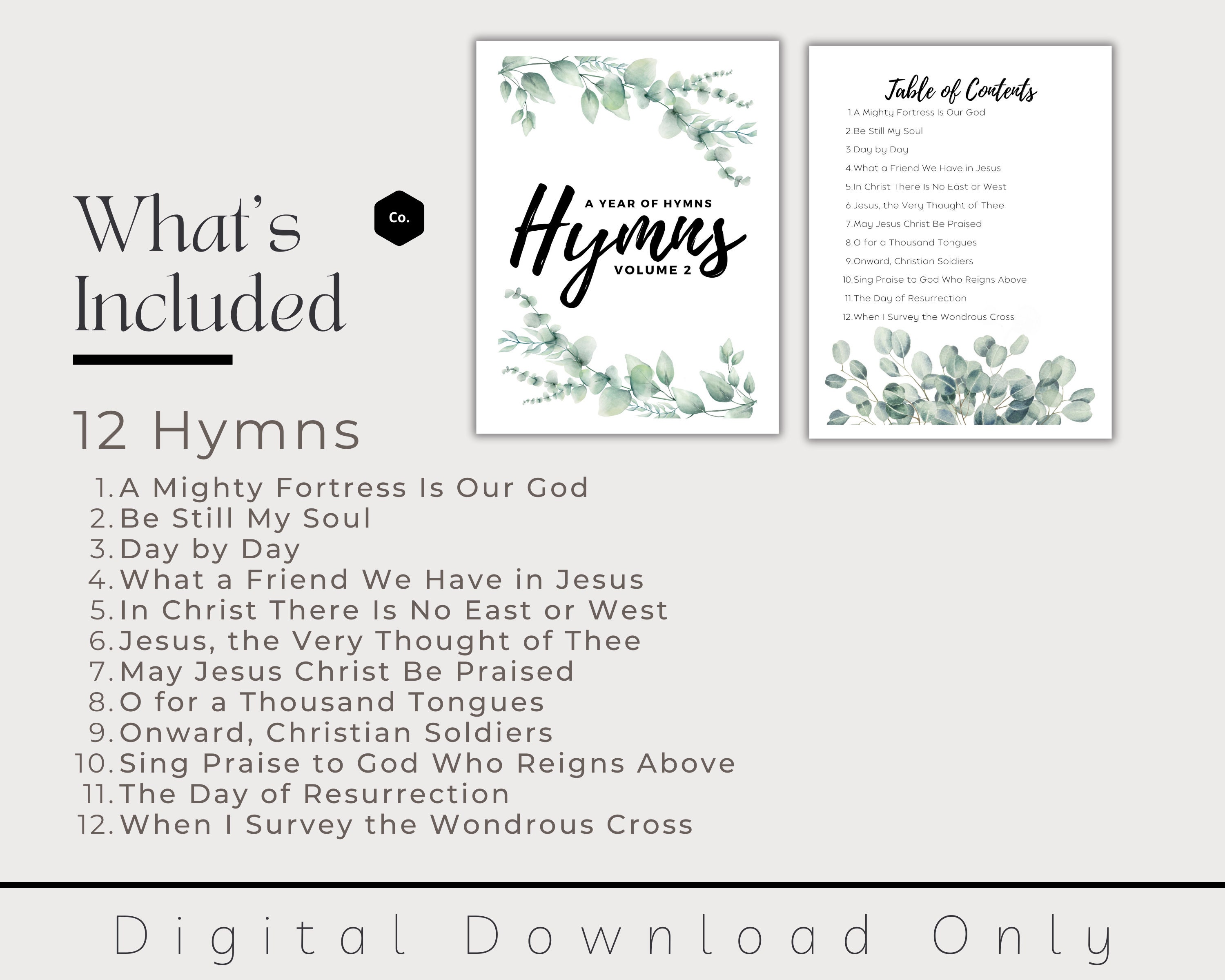 A Year of Hymn Study, Charlotte Mason Hymn Study, Volume 2, Hymnody ...