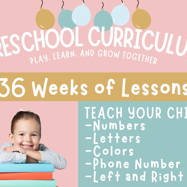 Preschool Curriculum - Etsy