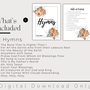 A Year of Hymn Study, Charlotte Mason Hymn Study, Volume 1, Hymnody ...