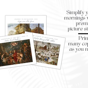 Charlotte Mason Advent Christmas Picture Artist Study, Homeschool ...