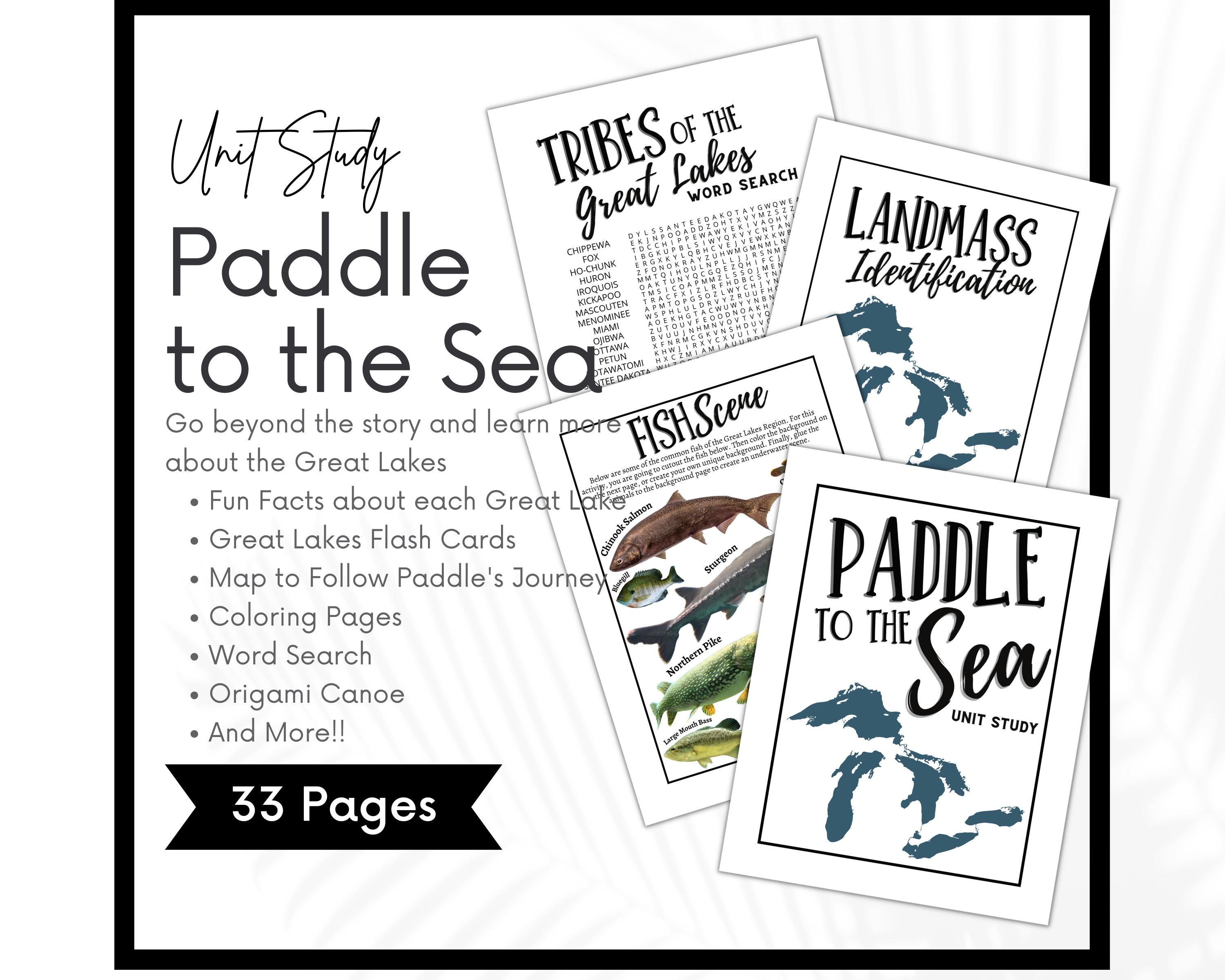 Paddle to the Sea Unit Study, Charlotte Mason Geography Homeschool ...