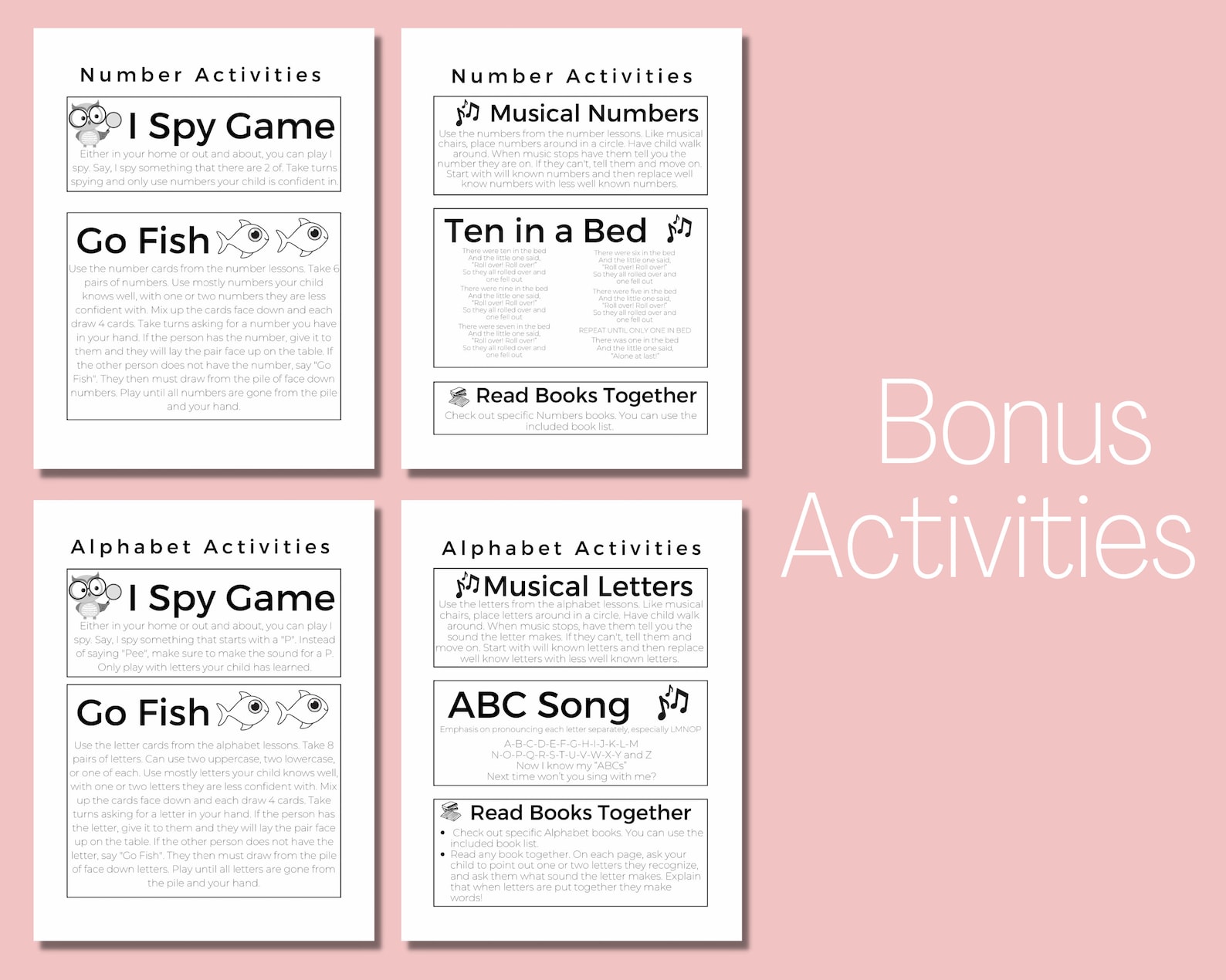 Preschool Curriculum Printable for Homeschool, Teach Letters, Numbers ...