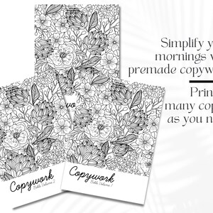 Bible Cursive Copywork Bundle Homeschool Handwriting Practice - Etsy