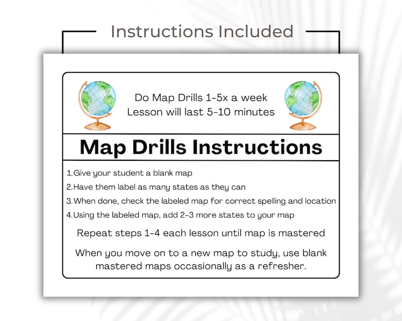 United States Map Work, Charlotte Mason Map Drills Geography, Mapping ...