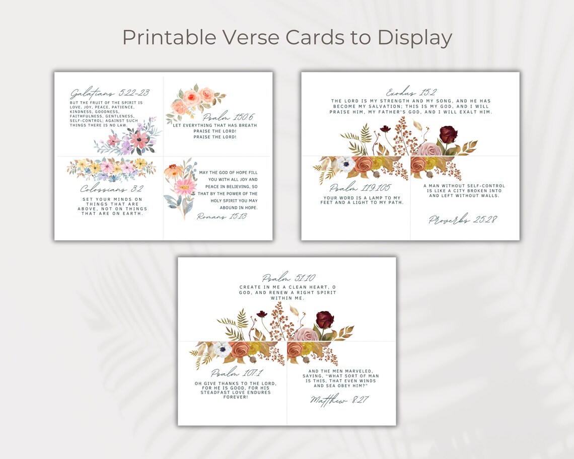 Bible Cursive Copywork Bundle, Homeschool Handwriting Practice Sheets ...