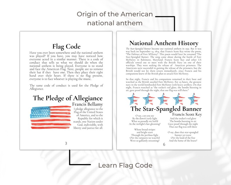 United States of America Unit Study Copywork AND US States and Capital ...