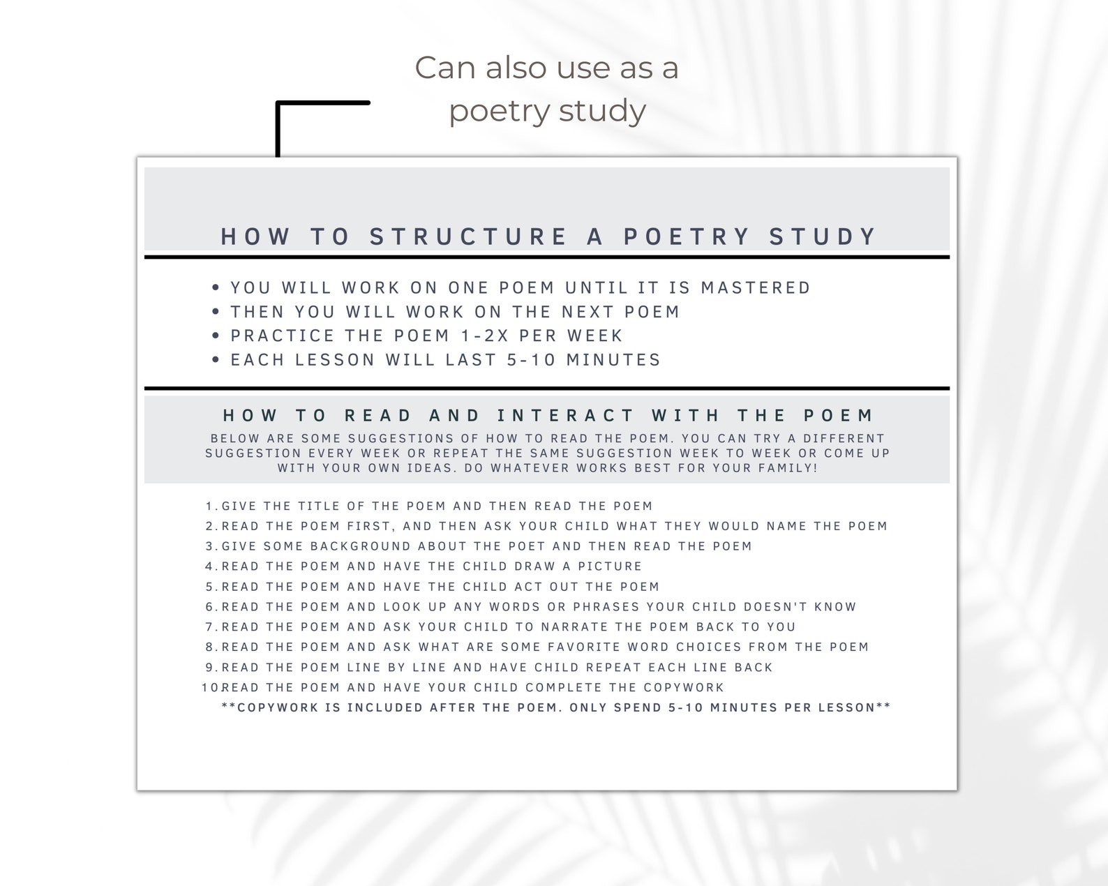 Spring Cursive Copywork and Seasonal Poetry Study Charlotte - Etsy