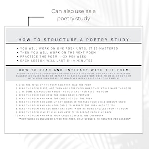 Fall Cursive Copywork and Seasonal Poetry Study, Charlotte Mason ...