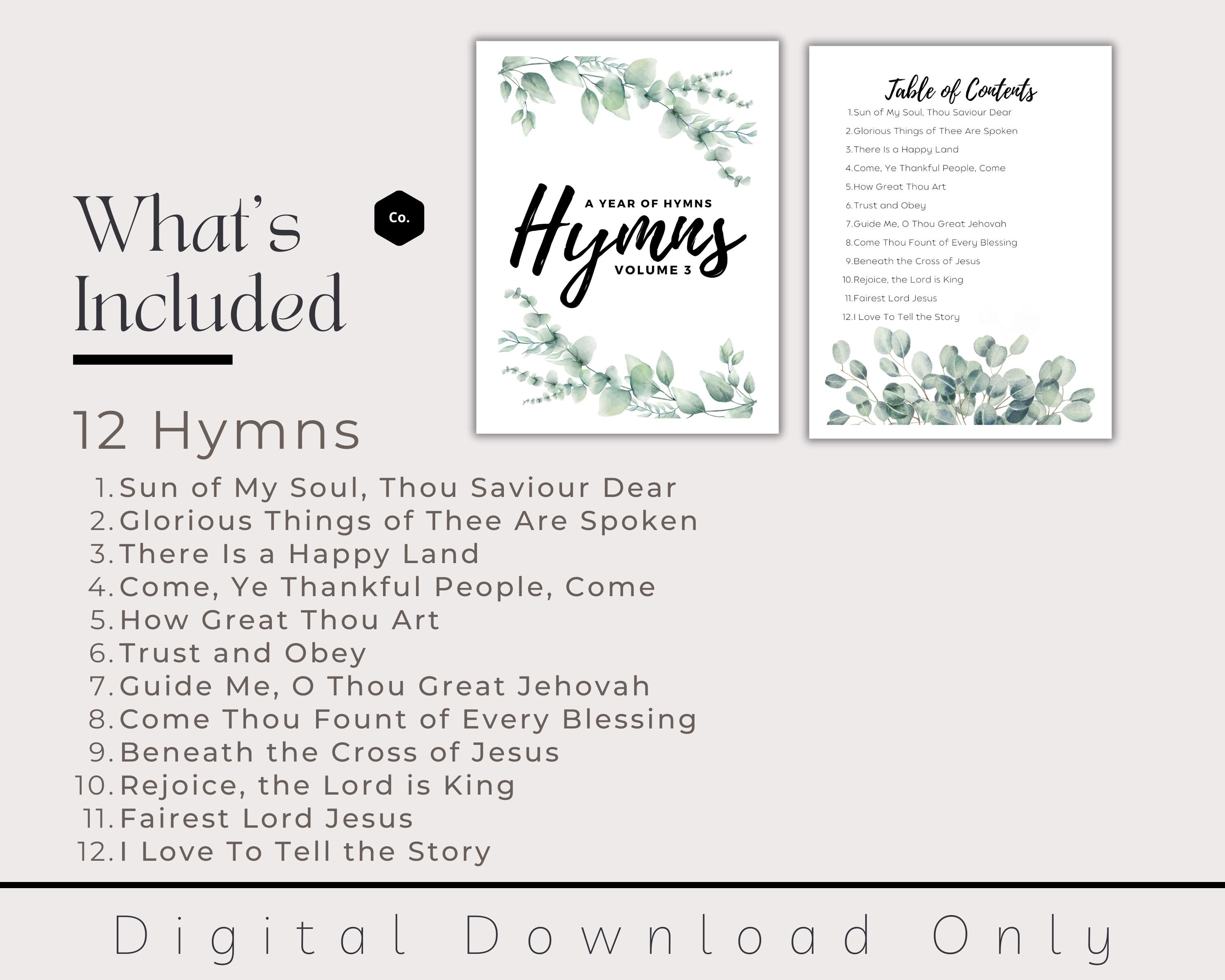A Year of Hymn Study, Charlotte Mason Hymn Study, Volume 3, Hymnody ...
