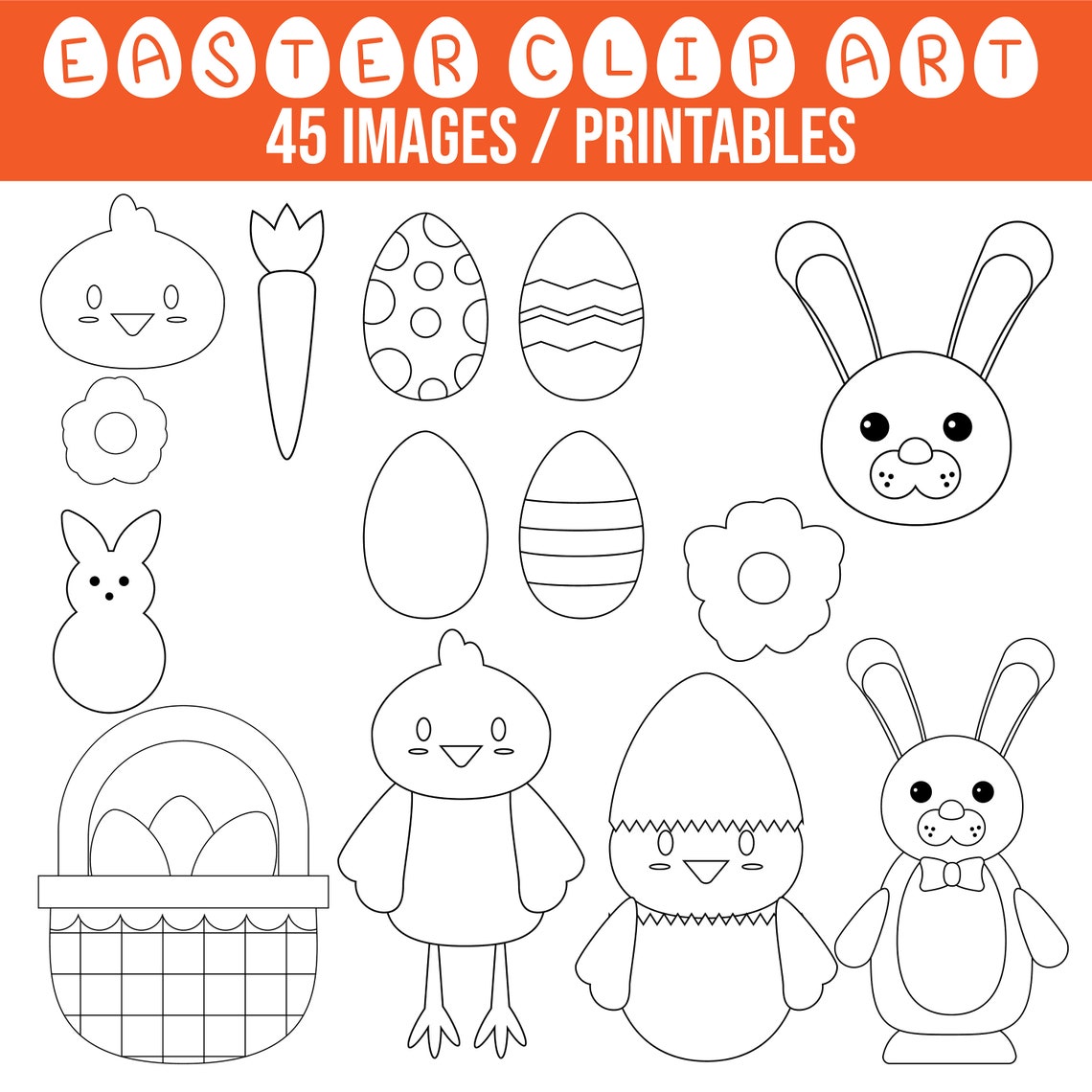 Easter Clip Art - 45 Images / Printables - Classroom / Powerpoint ...
