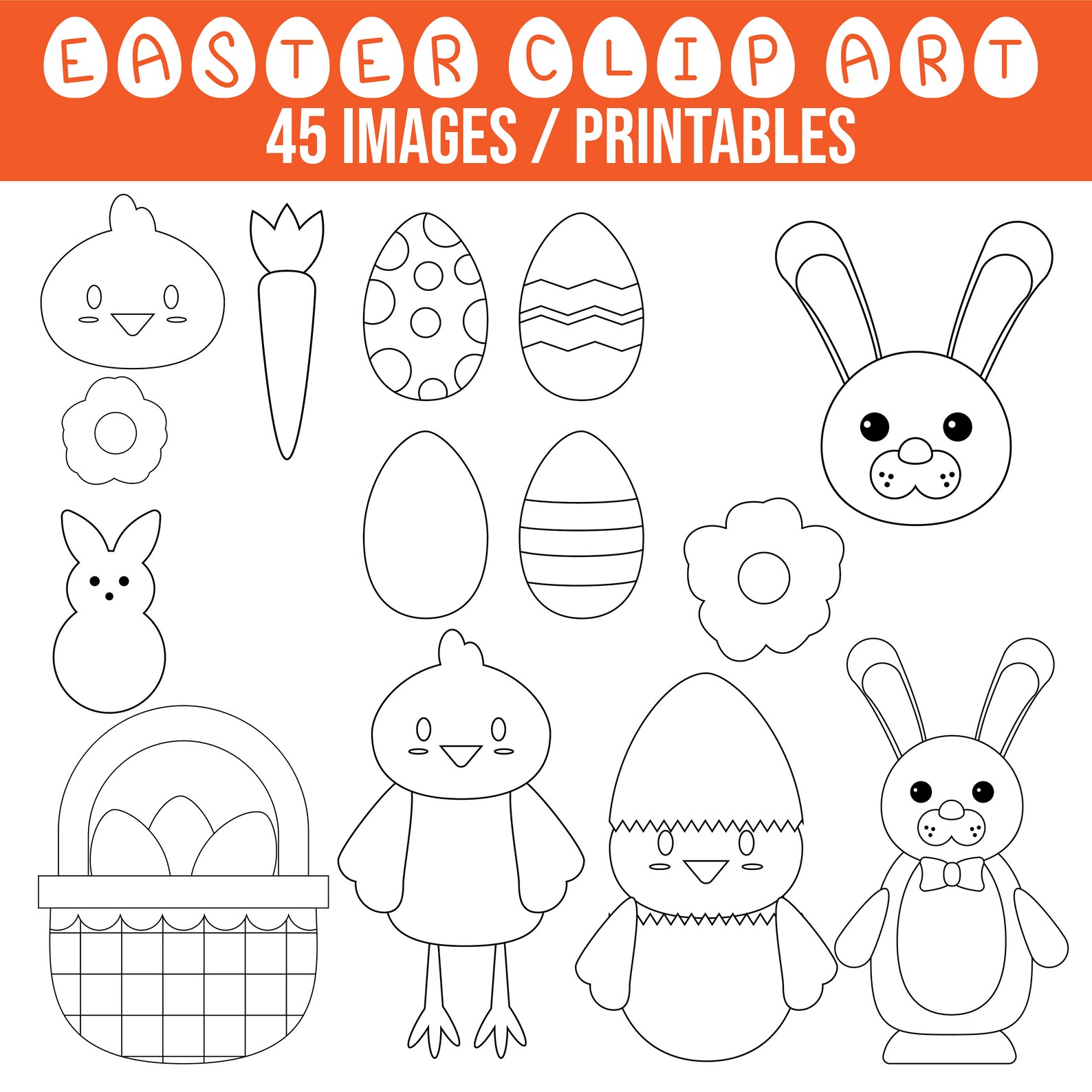 Easter Clip Art - 45 Images / Printables - Classroom / Powerpoint ...