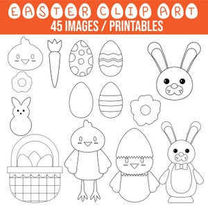 Easter Clip Art - 45 Images / Printables - Classroom / Powerpoint ...