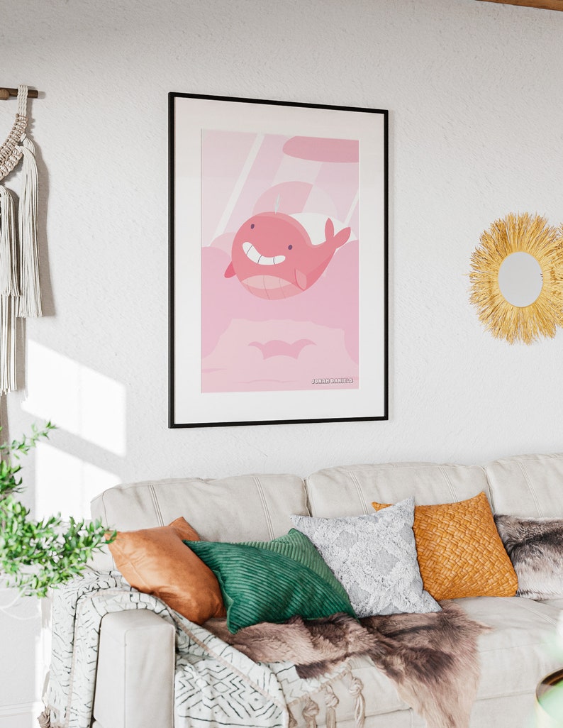 Steven Universe Tiny Floating Whale Poster - Etsy