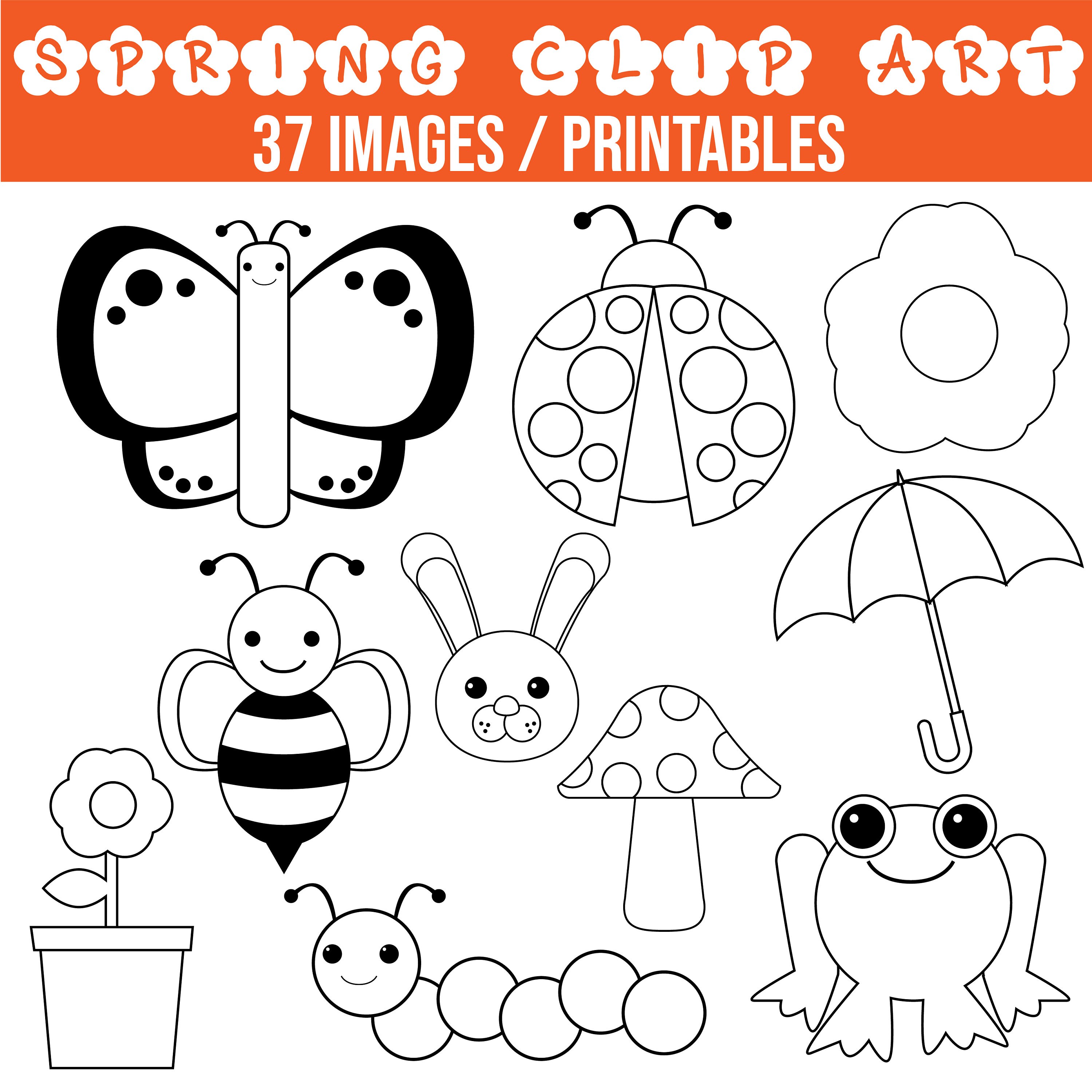 Spring Clip Art - 37 Images / Printables - Classroom / Powerpoint ...