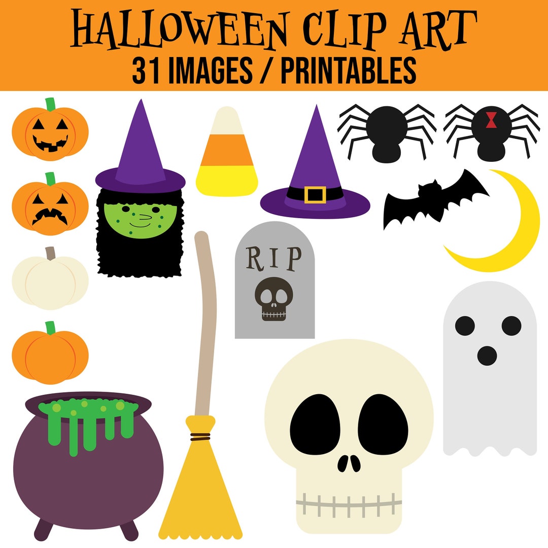 Halloween Clip Art - 31 Images / Printables - Classroom / Powerpoint ...