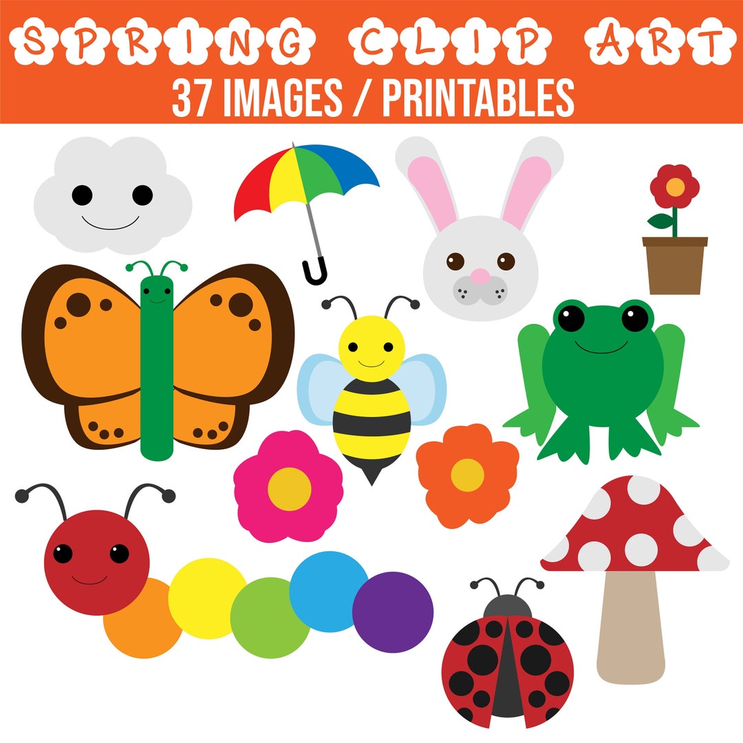 Spring Clip Art - 37 Images / Printables - Classroom / Powerpoint ...