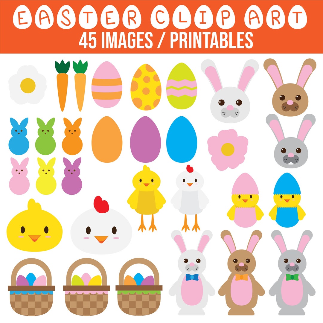 Easter Clip Art - 45 Images / Printables - Classroom / Powerpoint ...