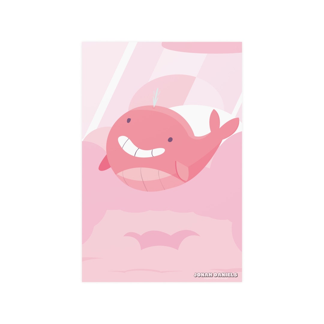 Steven Universe Tiny Floating Whale Poster - Etsy