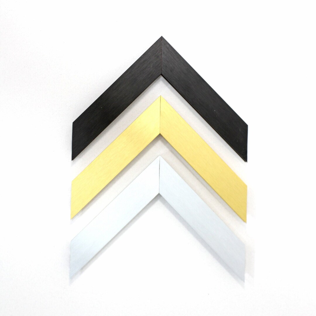 1-5/16 " Matte Metal Frame - Custom-made Metal Frames - Etsy