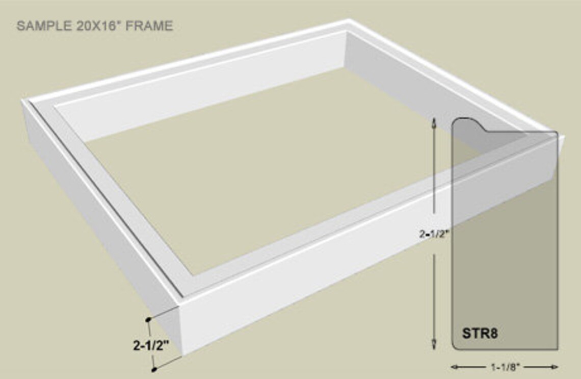 Thick Wooden Stretcher Frames for Artists - Etsy Canada