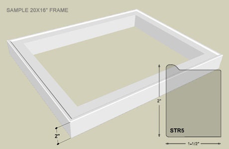 Thick Wooden Stretcher Frames for Artists - Etsy Canada