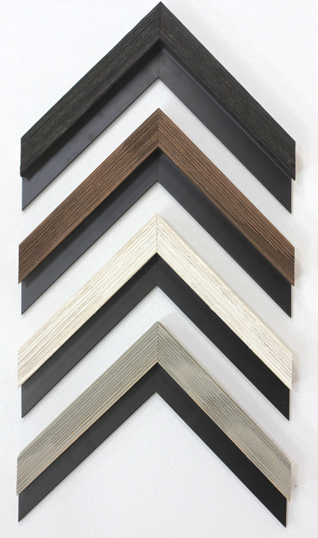 1" Deep Distressed/aged Wooden Floating Frames for Canvas & Cradled ...