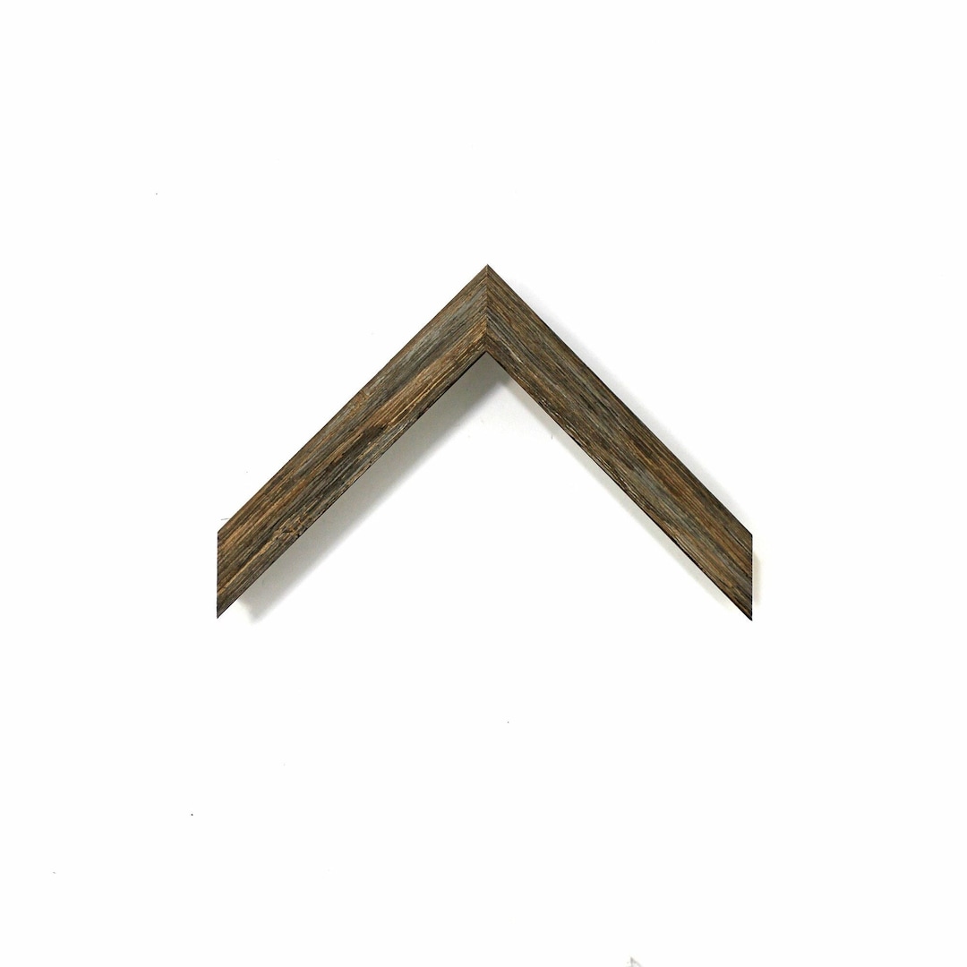 1" Grey-brown Barn-wood Shadow Box - Custom-made Picture Frames - Etsy