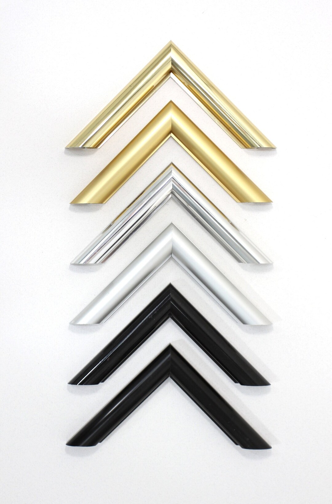 27/32" Frosted/shiny Metal Frame - Custom-made Metal Frames - Etsy