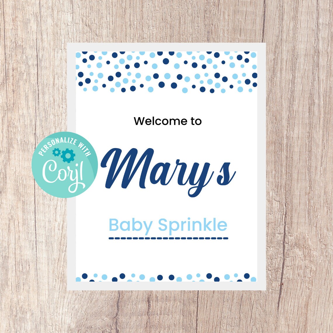Baby Sprinkle Welcome Sign Boy Baby Sprinkle Sign Glitter Baby Sprinkle ...