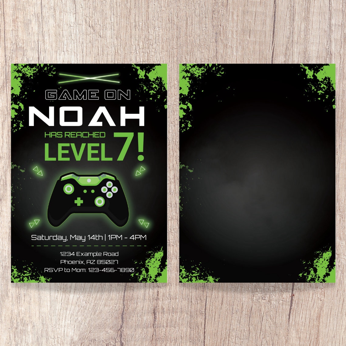 Video Game Invitation Editable Gamer Birthday Invite Video - Etsy